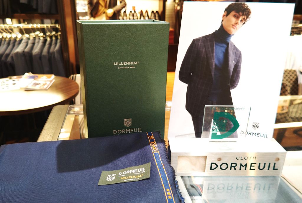 DORMEUILシリーズはかなりのお勧め生地ばかりで飽きの来ないスペシャルな生地！！【東京・新宿南口店】｜オーダースーツならGlobal ...