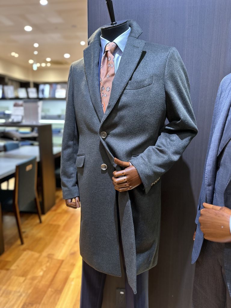 コートのお仕立て始まりました。【kurax仙台】｜オーダースーツならGlobal Style（グローバルスタイル）