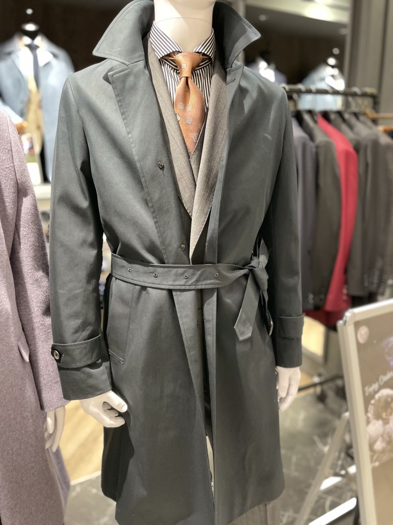 あの某ハイブランドも御用達のコート生地【KITTE大阪店】｜オーダースーツならGlobal Style（グローバルスタイル）
